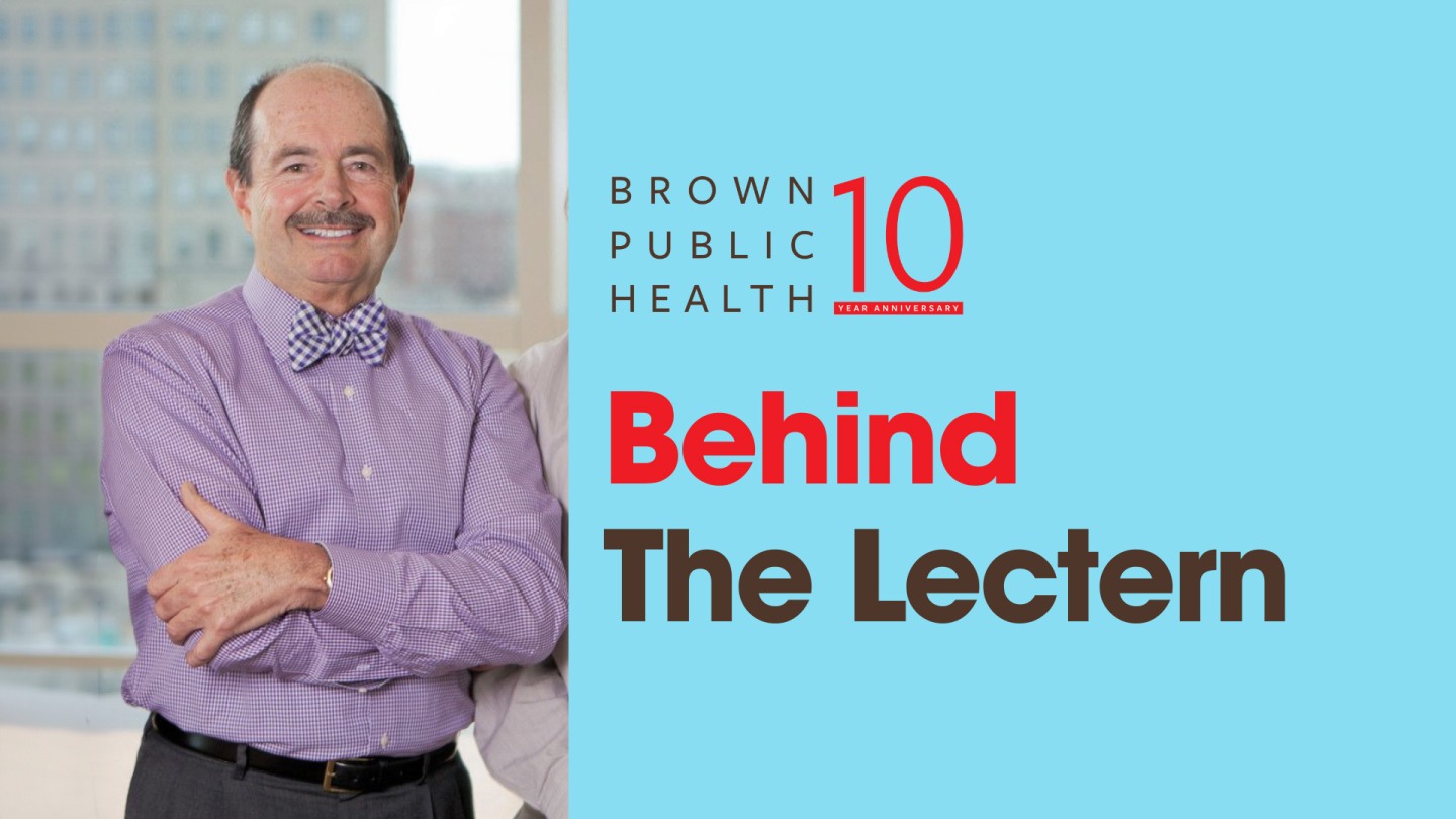Behind the Lectern: Peter Monti | School of Public Health | Brown ...